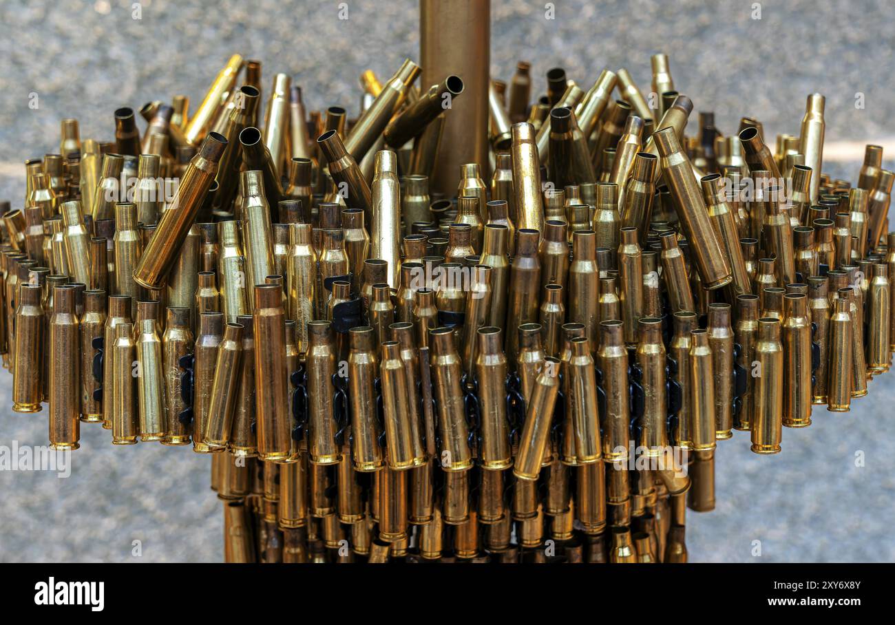 Bikini Haus Berlin, decoration of empty rifle cartridge cases, Berlin ...