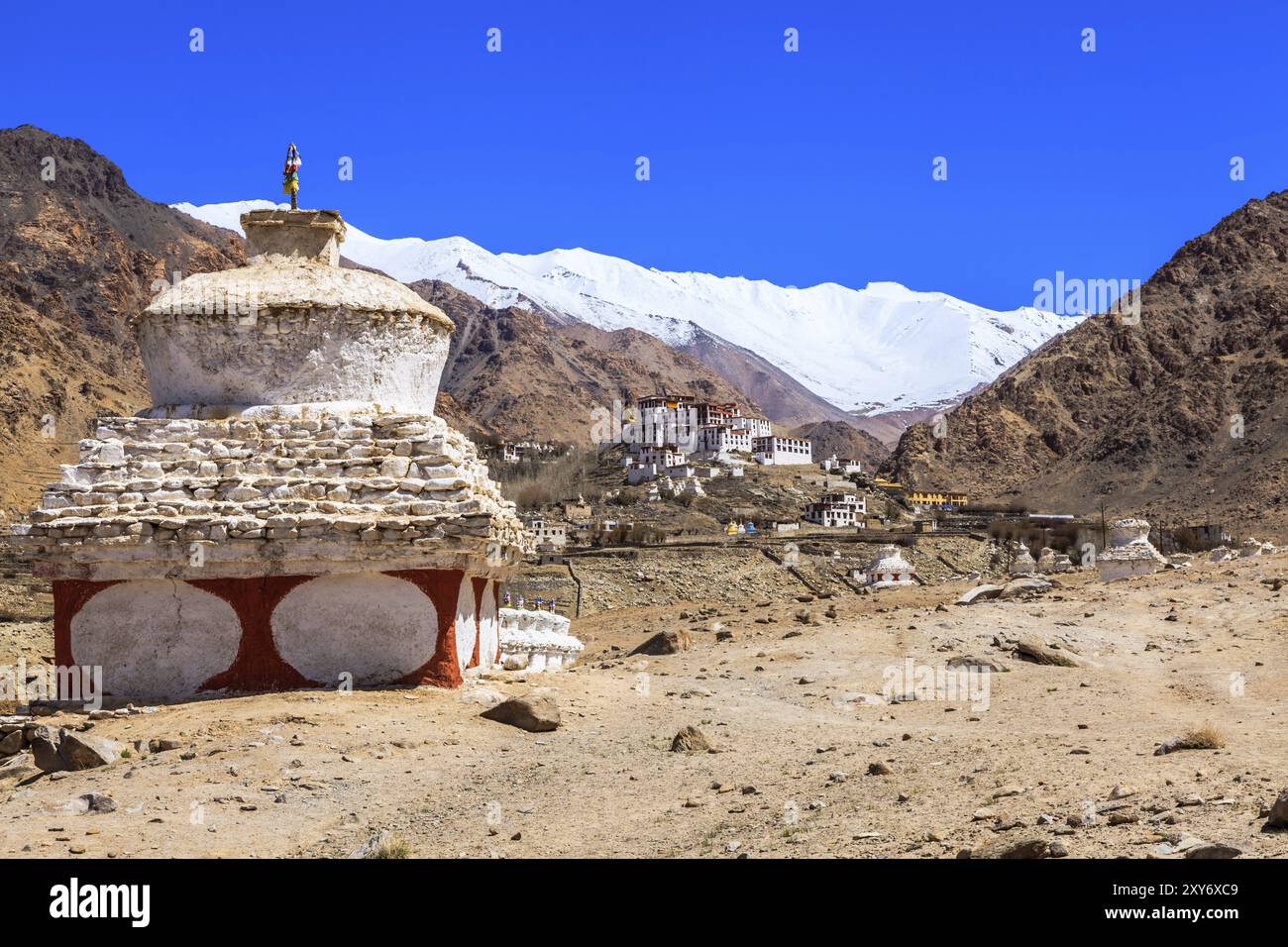 Likir Monastery, the ancient buddhist monastery in Leh, Ladakh Region ...