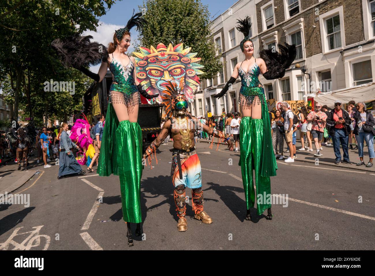 Notting Hill Carnival in London Monday 26th August 2024, fancy dress ...