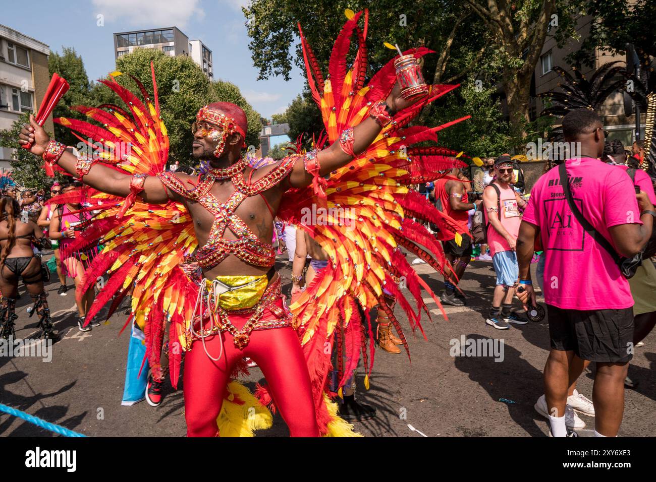 Notting Hill Carnival in London Monday 26th August 2024, fancy dress ...