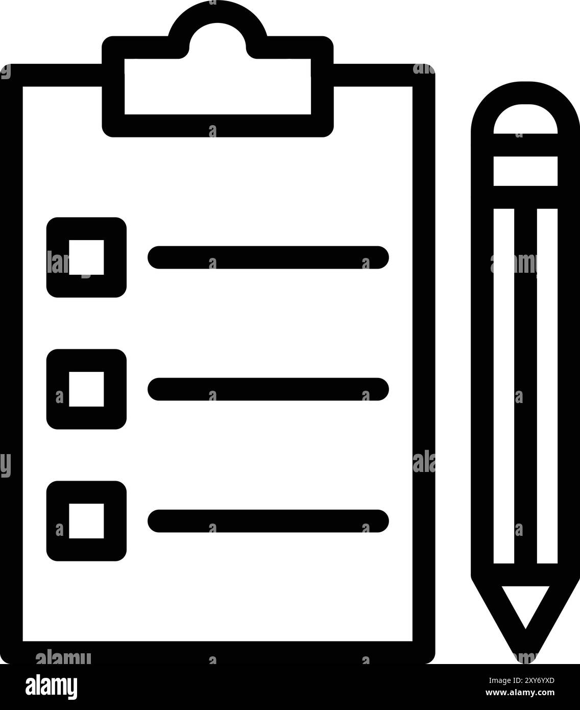 Checklist iconography hi-res stock photography and images - Alamy