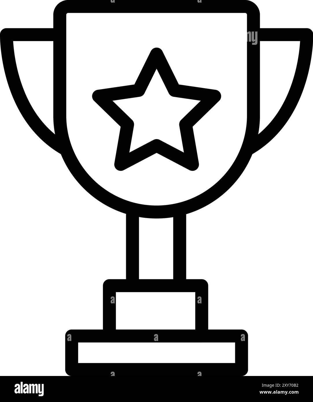 Trophy vector icons hi-res stock photography and images - Alamy