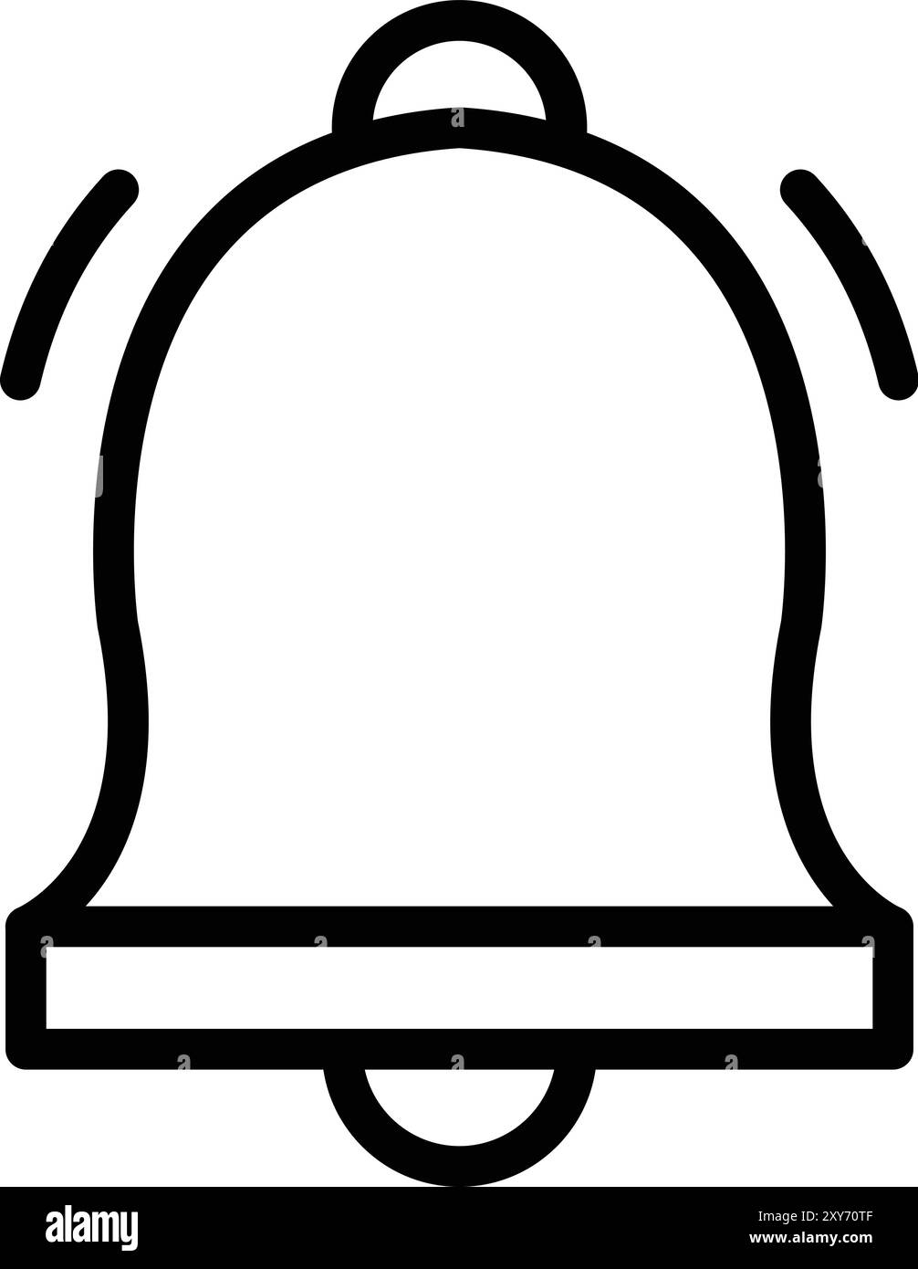 Bell Vector Icon Design Illustration Stock Vector Image & Art - Alamy