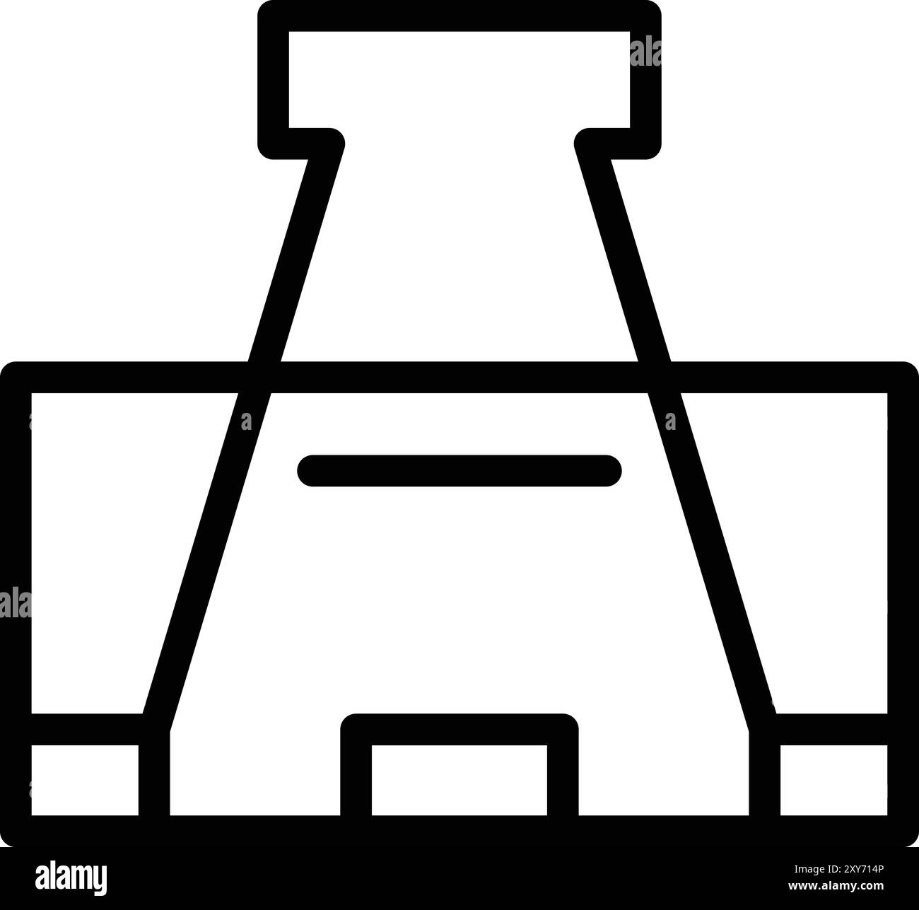 Paperclip icon set Black and White Stock Photos & Images - Alamy