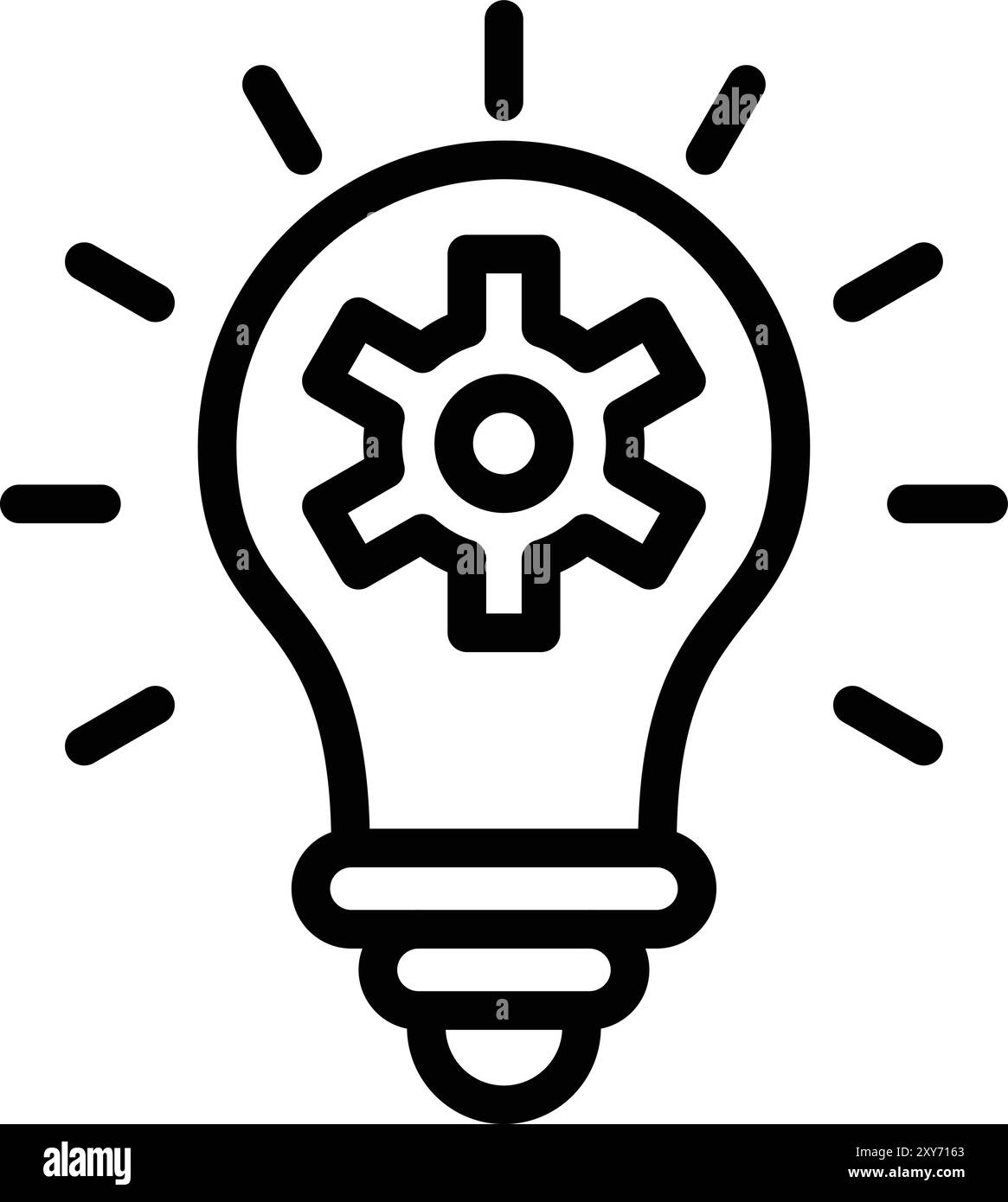 Business solution icon vector Black and White Stock Photos & Images - Alamy