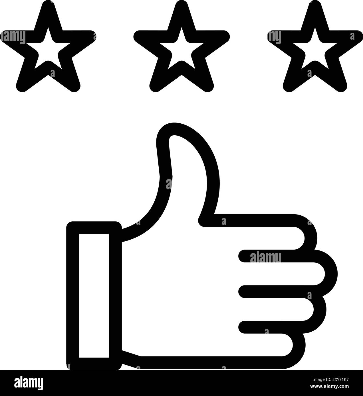 Review icon vector logo Stock Vector Images - Alamy