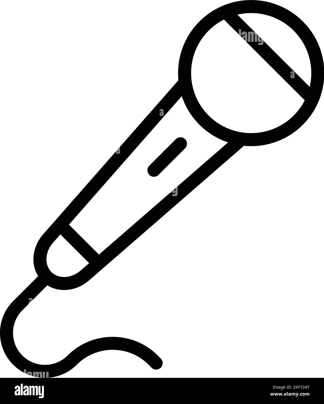 Microphone icon symbol sign Black and White Stock Photos & Images - Alamy