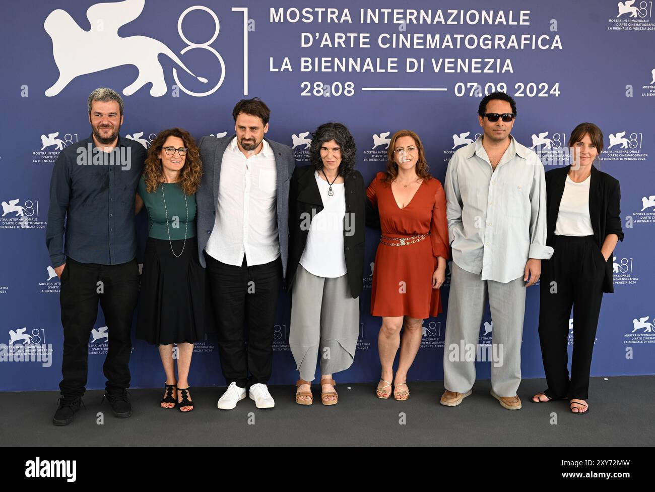Venice, Italy. 28th Aug, 2024. Swedish director/ actress Tuva Novotny ...