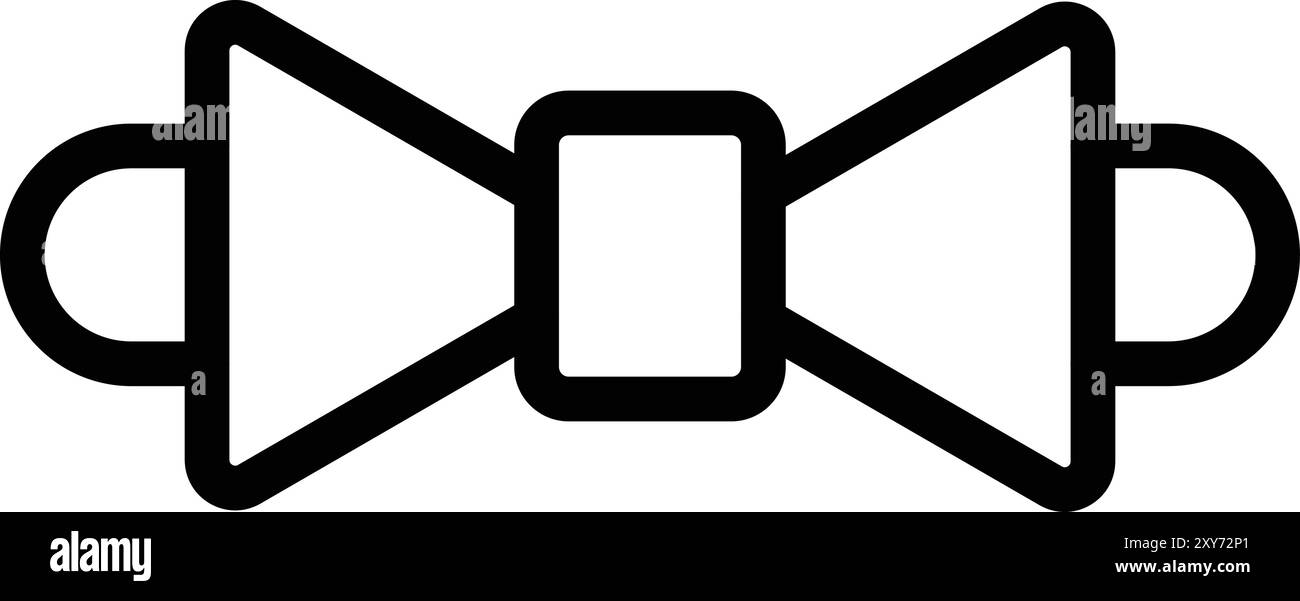 Bow tie icon vector hi-res stock photography and images - Alamy