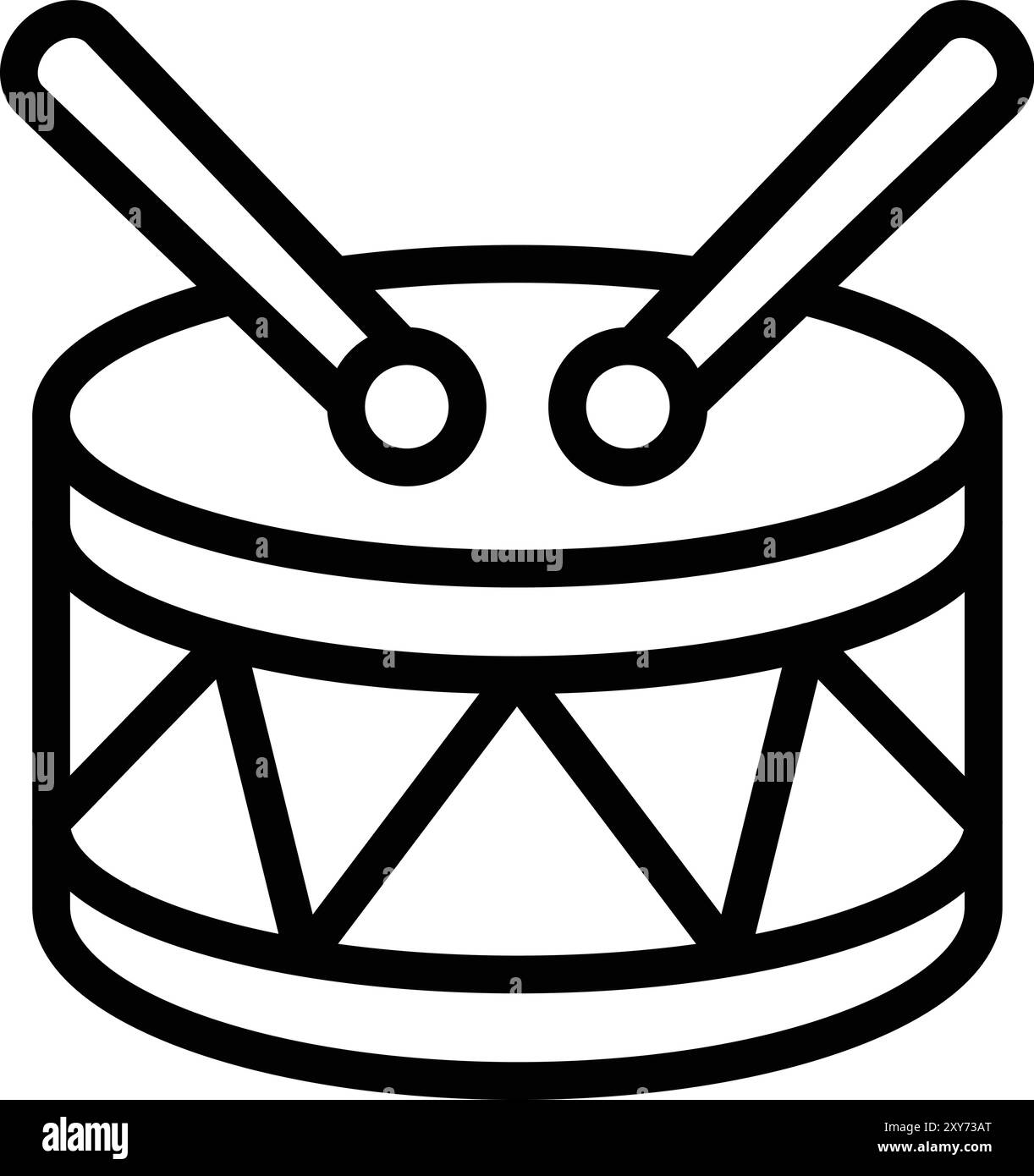 Drum set icon editable Cut Out Stock Images & Pictures - Alamy