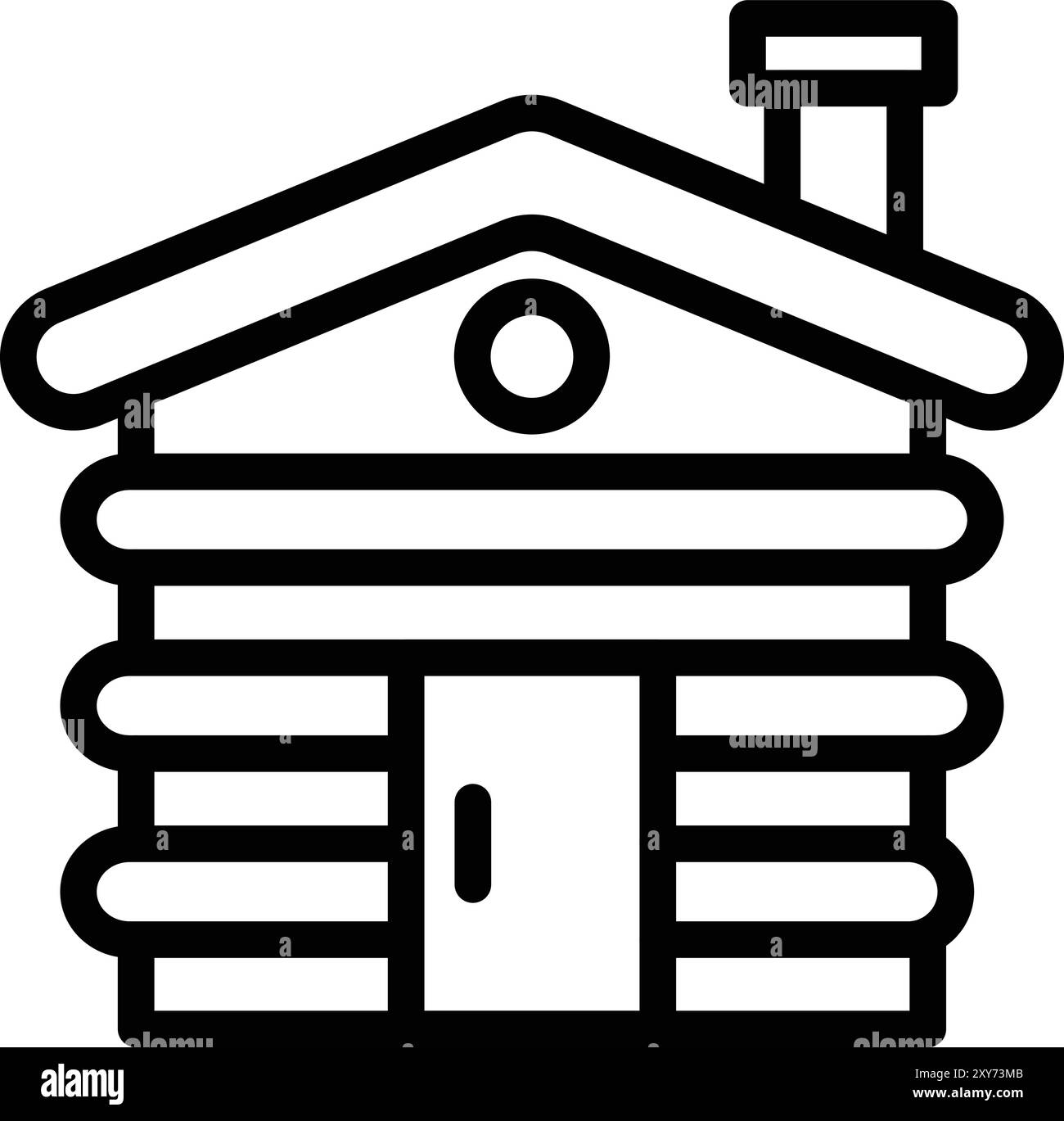 Cabin vector Stock Vector Images - Alamy