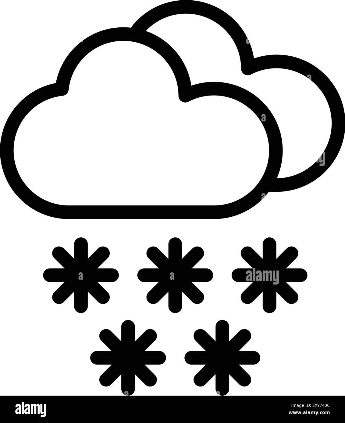 Snowing clipart Black and White Stock Photos & Images - Alamy