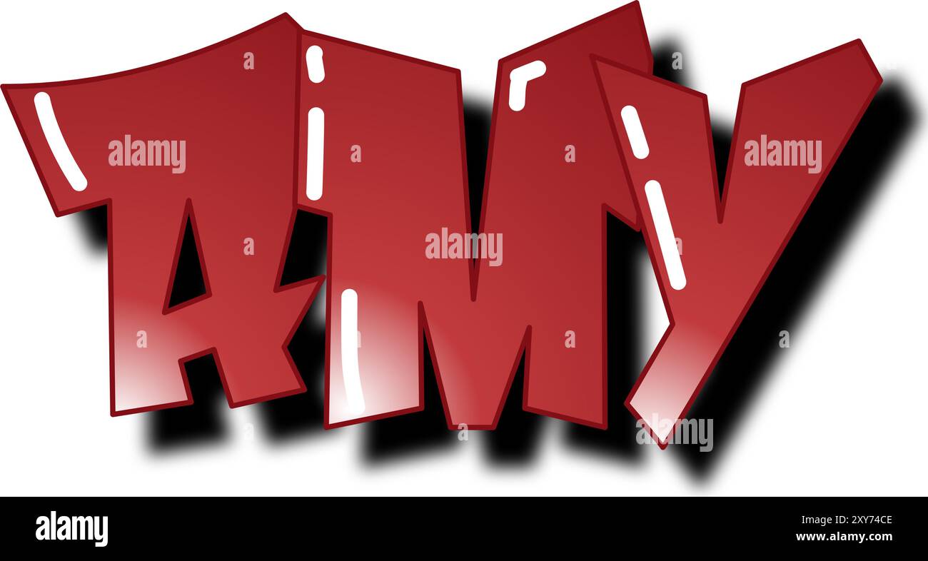 Amy - name street art - graffiti lettering typography - art ...
