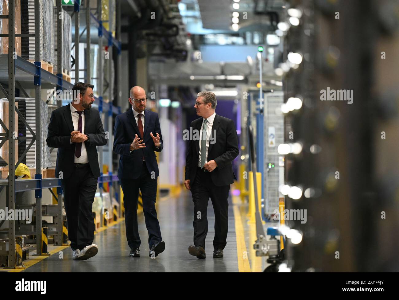 (left-right) Vice President Siemens Energy UK Darren Davidson, CEO of ...