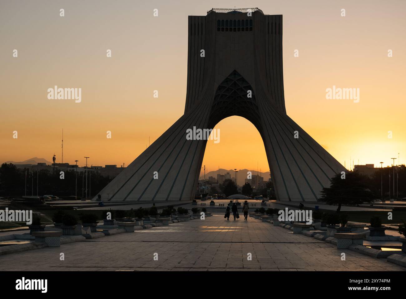 The Azadi Tower or Freedom Tower in Tehran, Iran Stock Photo - Alamy