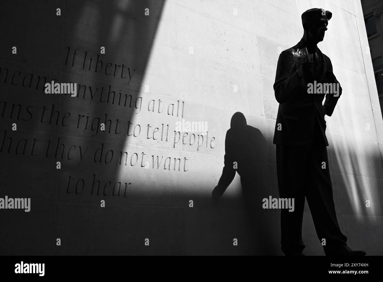 Orwell memorial hi-res stock photography and images - Alamy