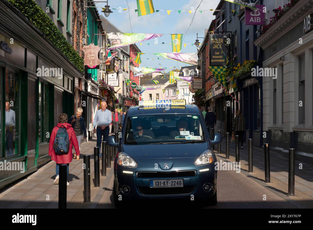 College Street and people in Killarney, County Kerry, Ireland Stock ...