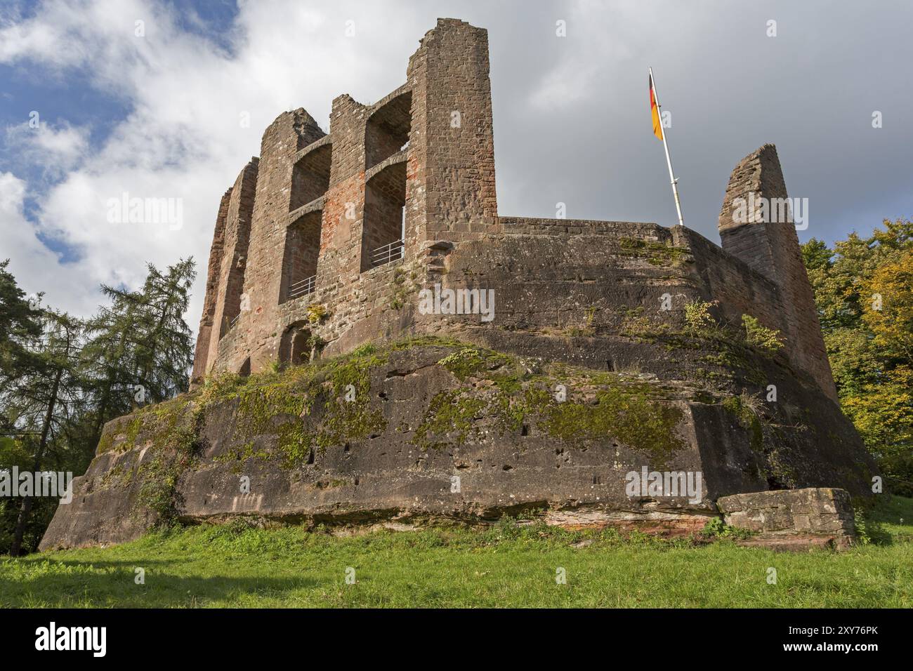The historic Ramburg in the Palatinate Stock Photo - Alamy