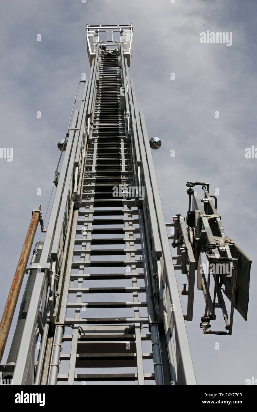 Fire service ladder Stock Photo - Alamy