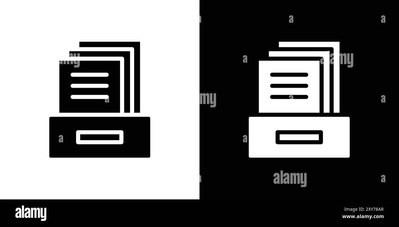 Archival box in archive Stock Vector Images - Alamy