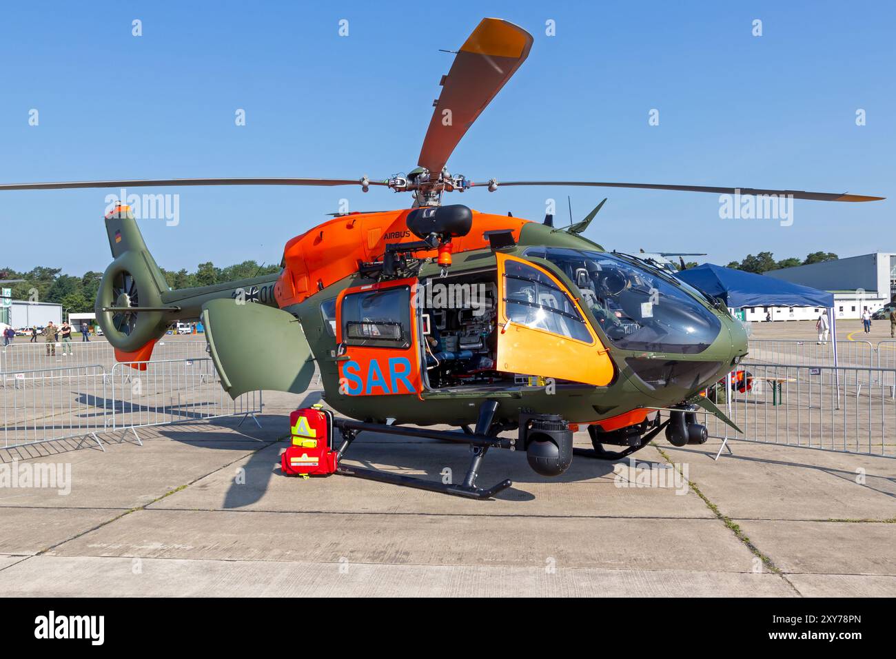 German Air Force Airbus H145M Search And Rescue helicopter at Fassberg Air Base. Fassberg ...