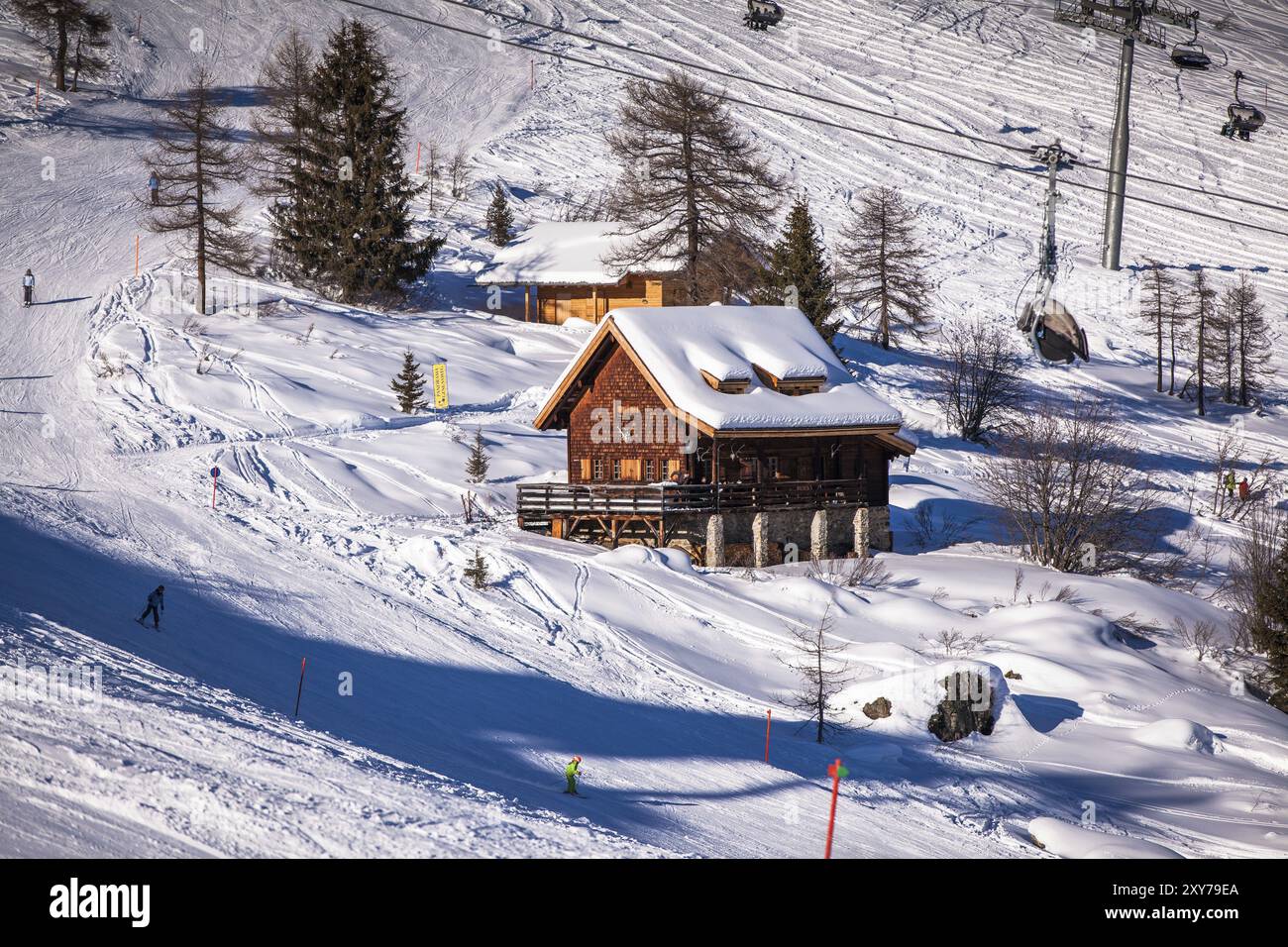 Cableway for timber transport hi-res stock photography and images - Alamy