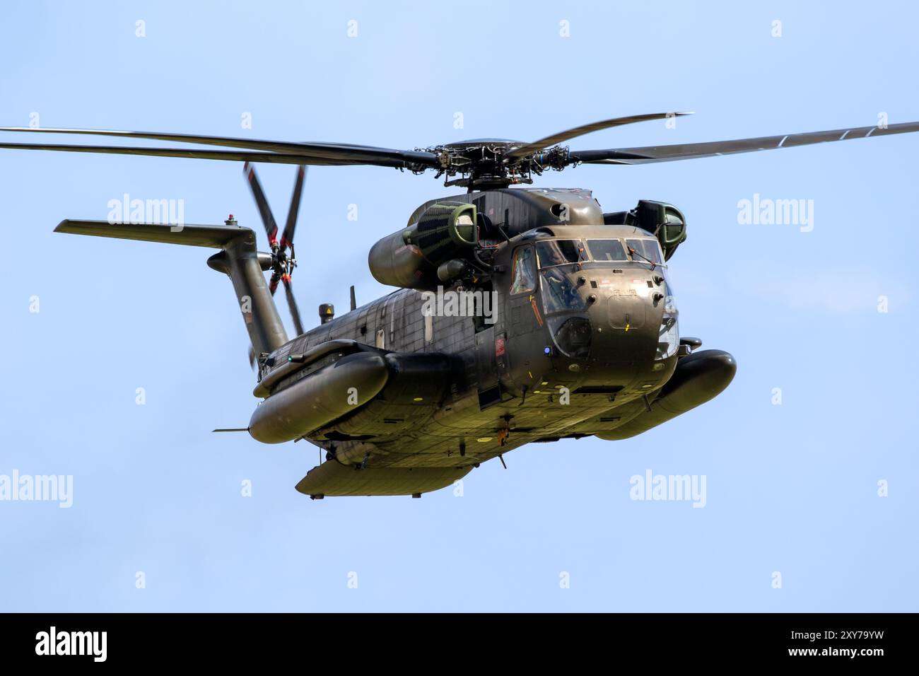 German Air Force Sikorsky CH-53 Stallion transport helicopter in flight ...