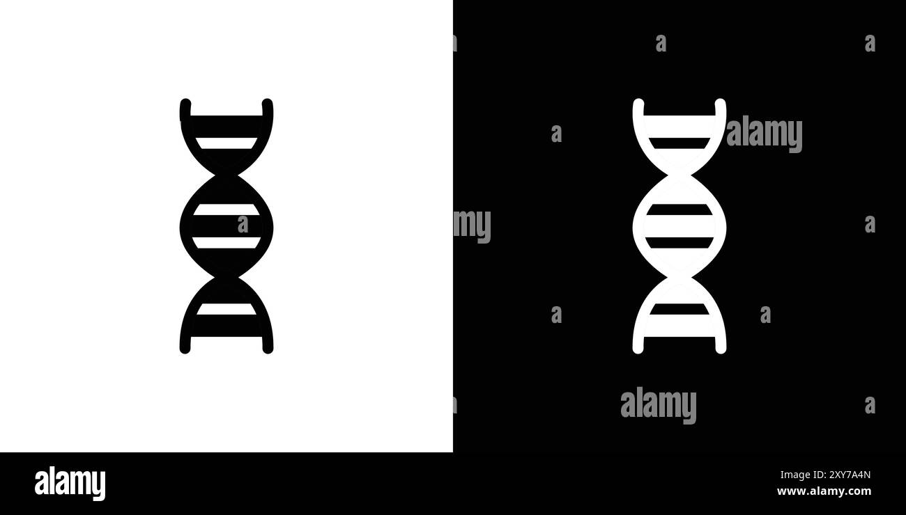 Dna icon set color hi-res stock photography and images - Alamy