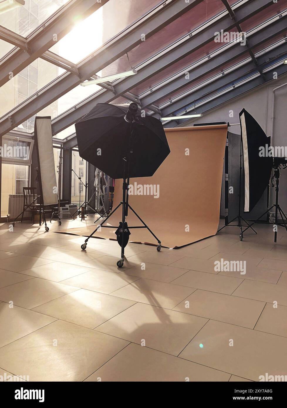 Detailed closeup professional stage lighting hi-res stock photography ...