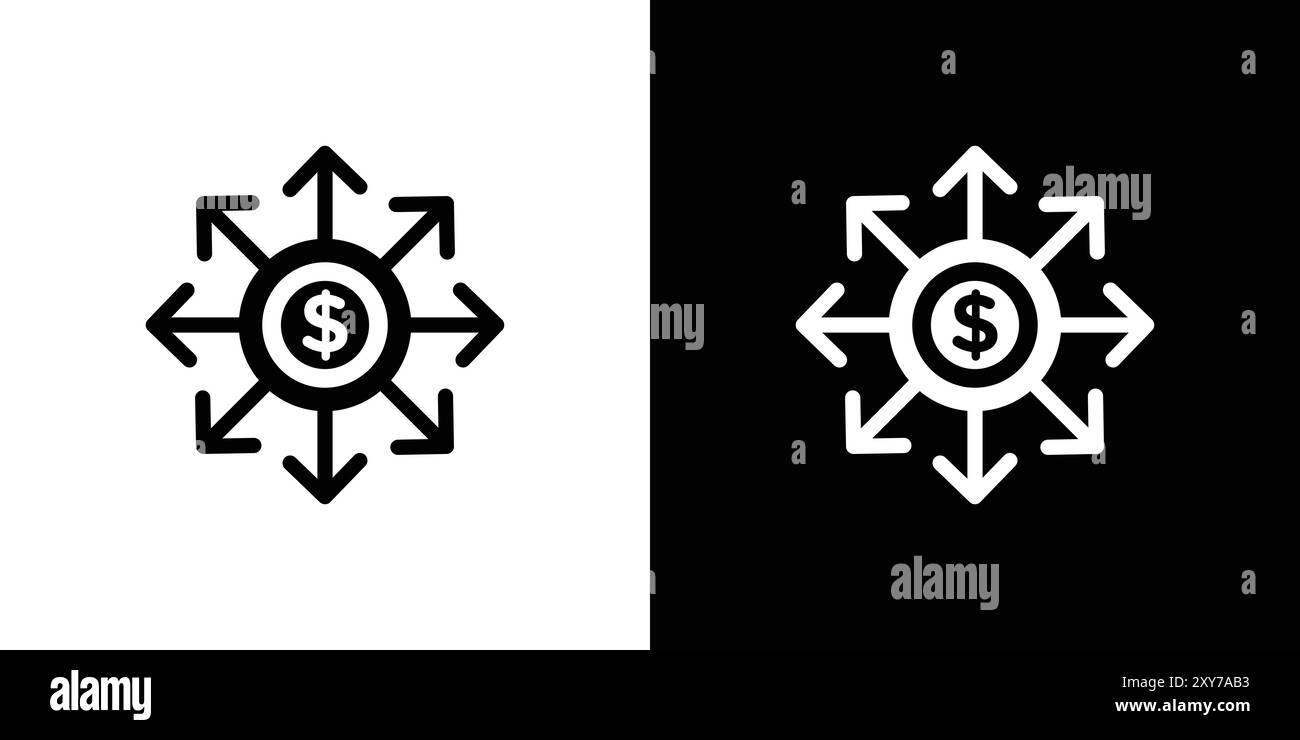 Return investment icon flat Stock Vector Images - Alamy