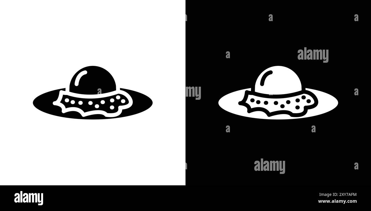 Egg on plate icon set in black and white color. simple flat vector ...
