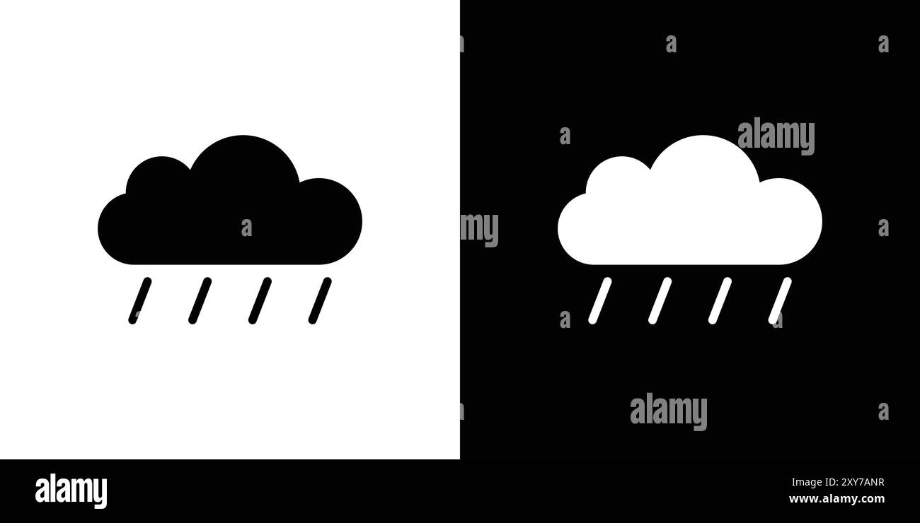 Hail icon set in black and white color. simple flat vector Stock Vector ...