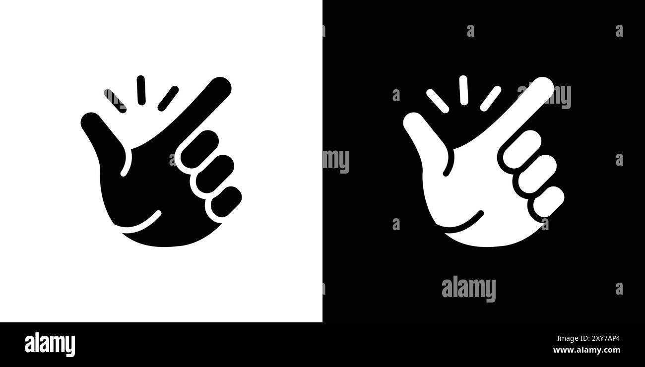 Easy icon set in black and white color. simple flat vector Stock Vector ...