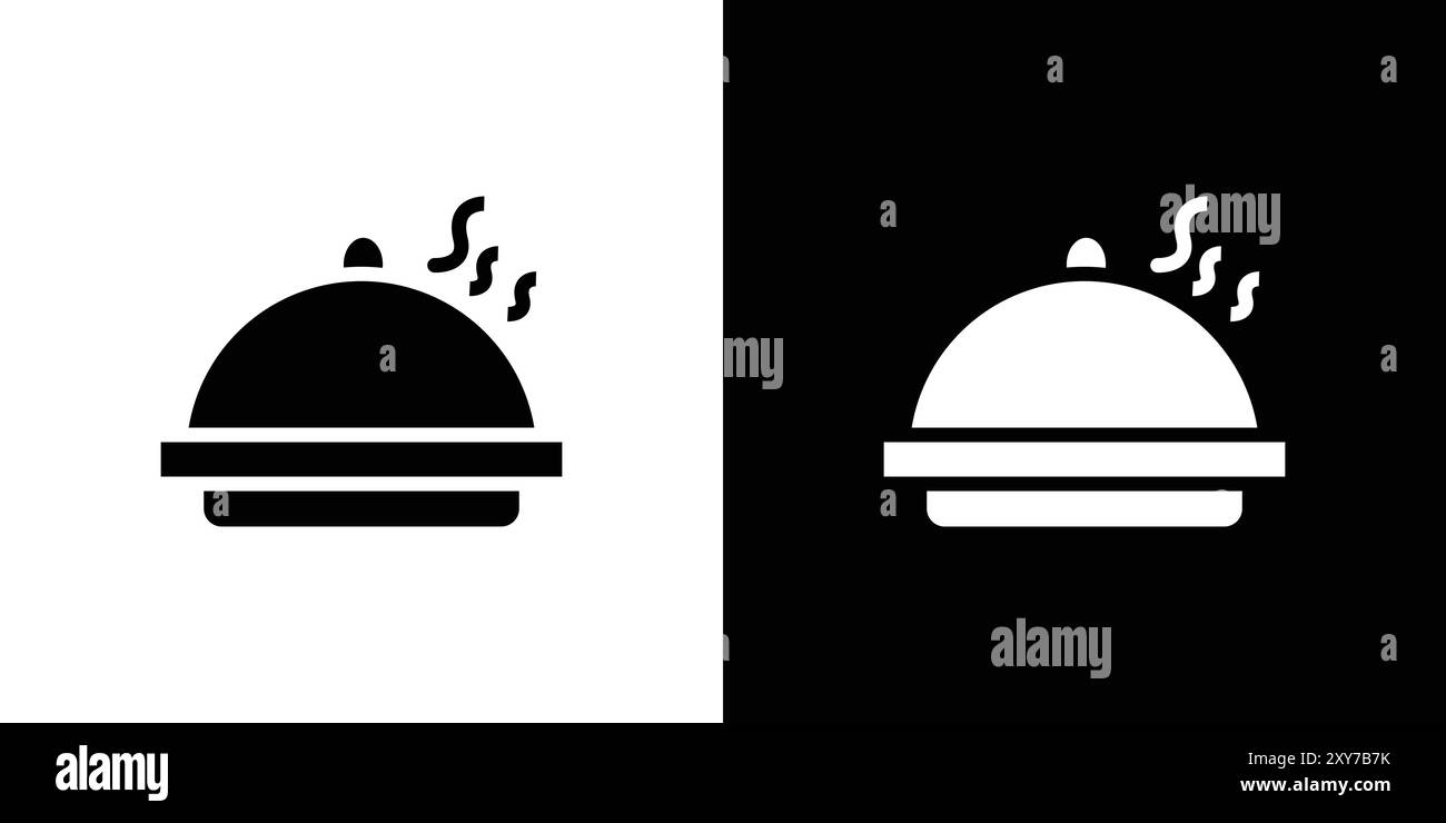 Room service tray cover Stock Vector Images - Alamy