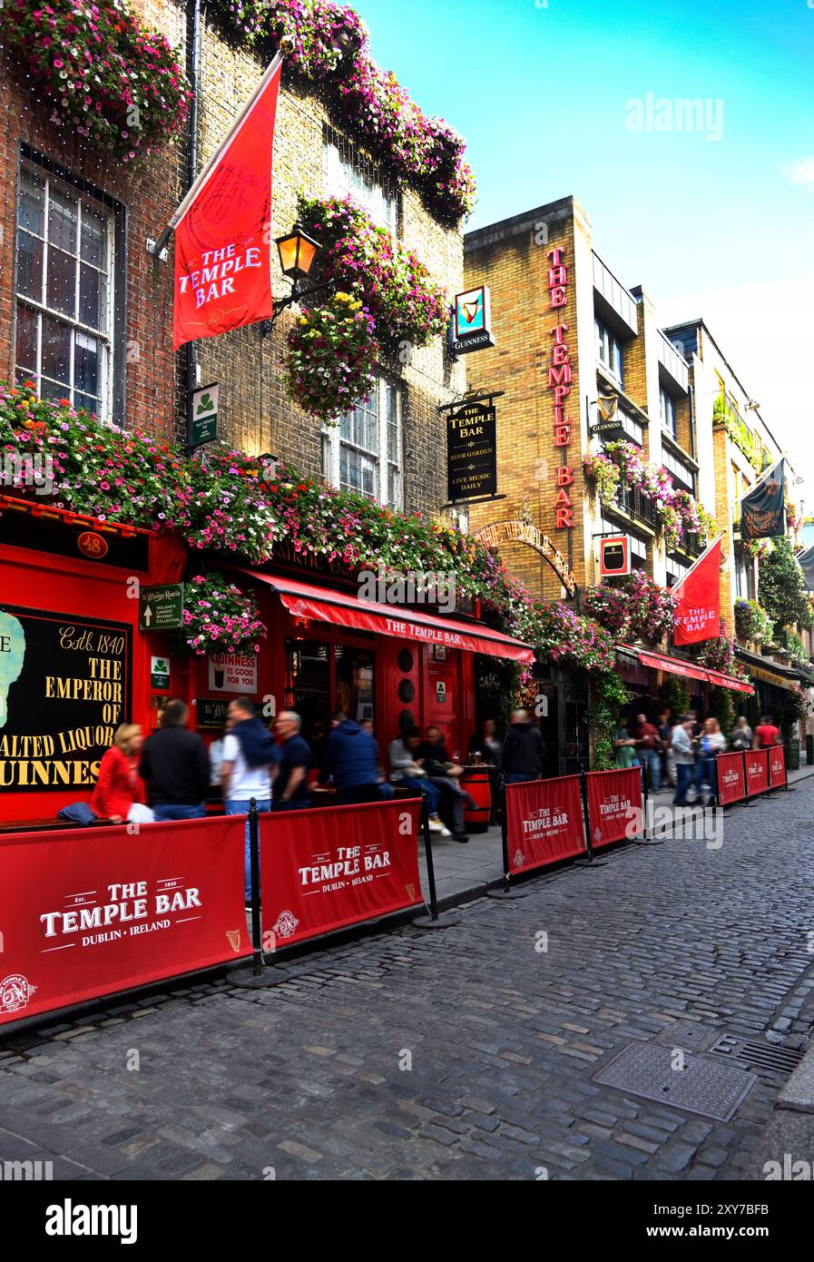 Temple Bar Area Dublin Stock Photo - Alamy