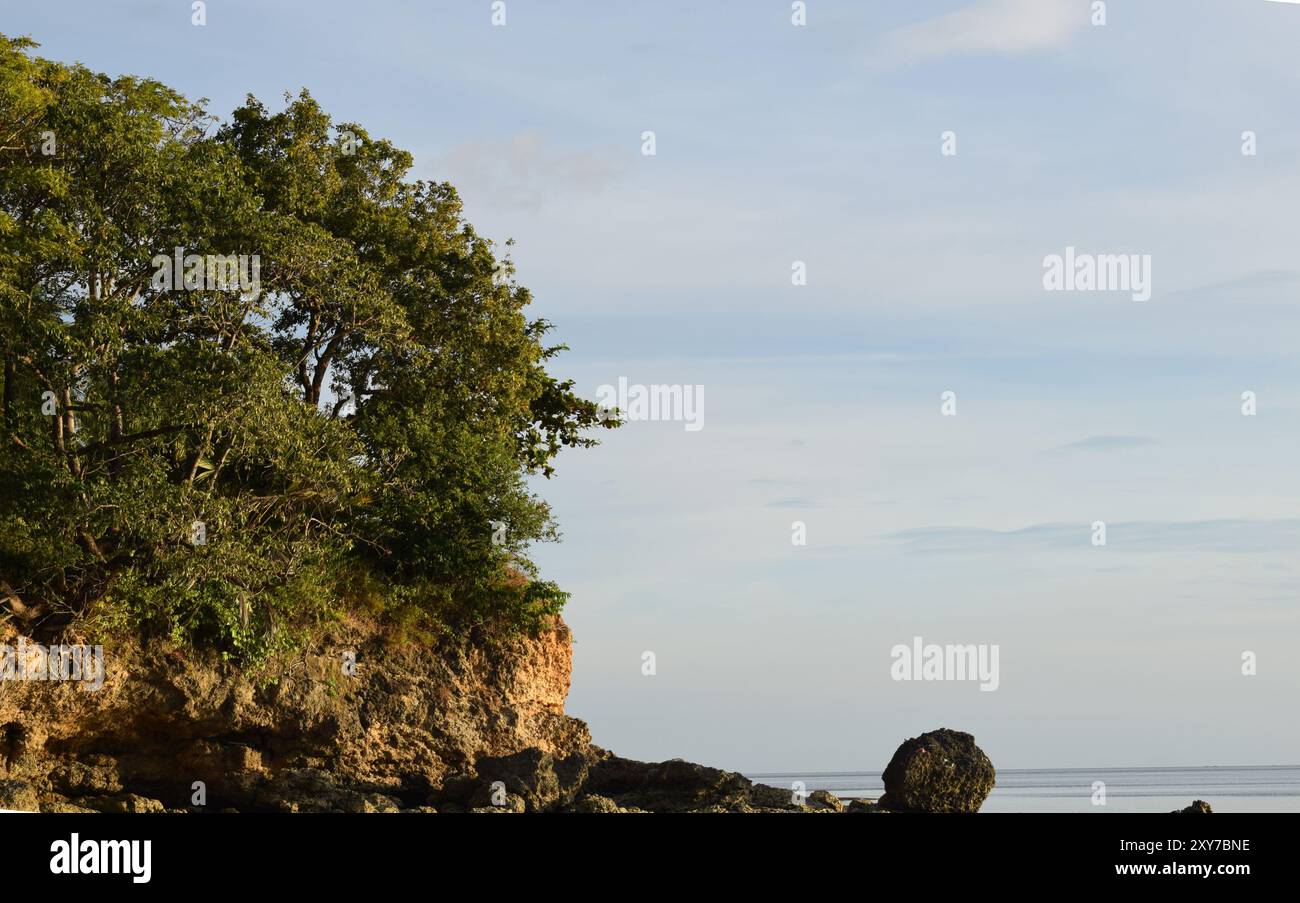 The beach is a very quiet sunari tourist spot during the dry season ...