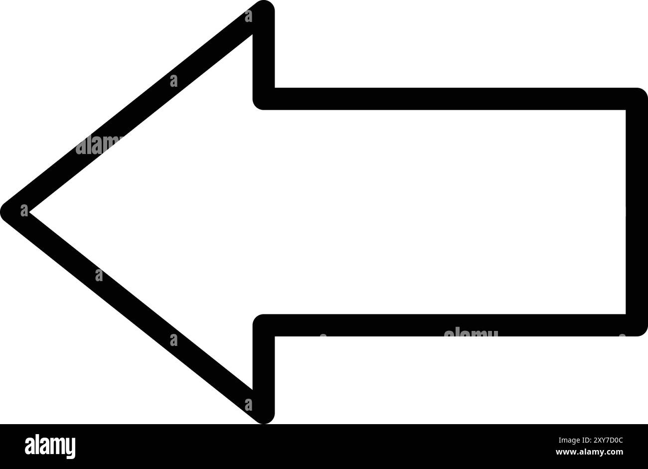 Left arrow Stock Vector Images - Alamy