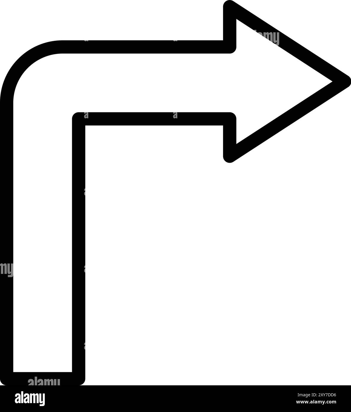 Right arrow pixel perfect Cut Out Stock Images & Pictures - Alamy