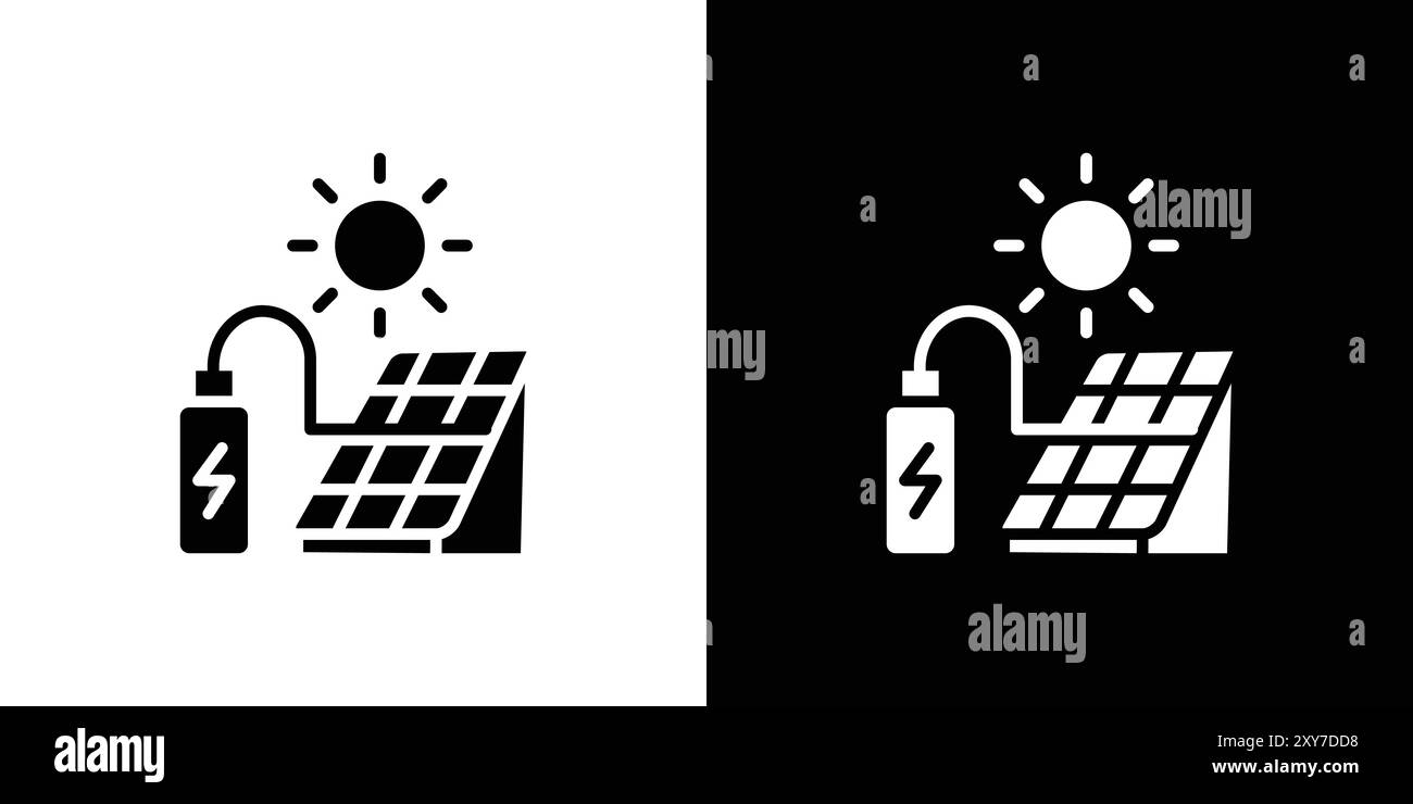 Off The Grid Icon Set In Black And White Color Simple Flat Vector Stock Vector Image And Art Alamy 