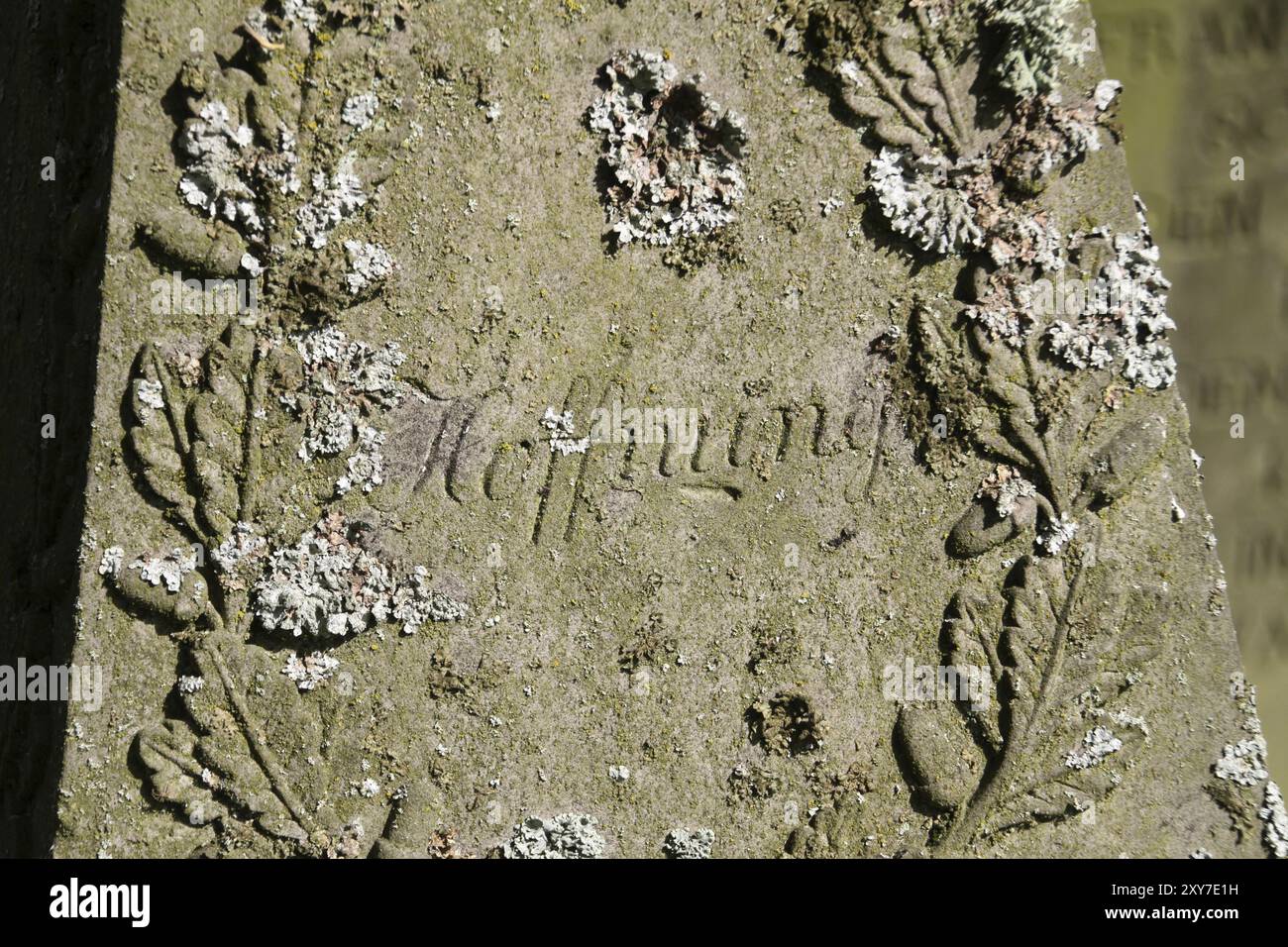 Hope (gravestone inscription Stock Photo - Alamy
