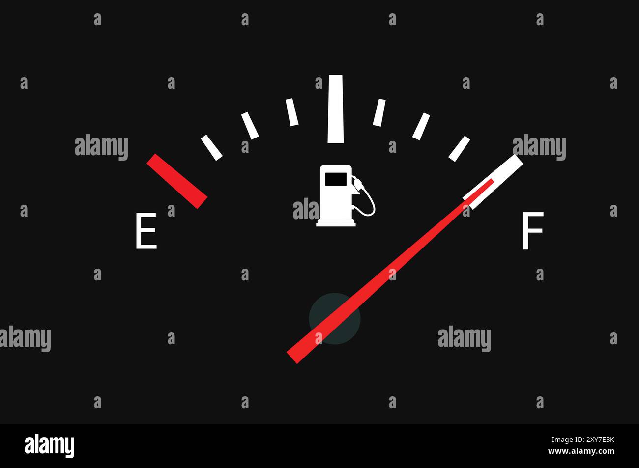 Fuel Meter in Full, Full Gas Fuel Tank meter, Fuel Indicator, oil ...