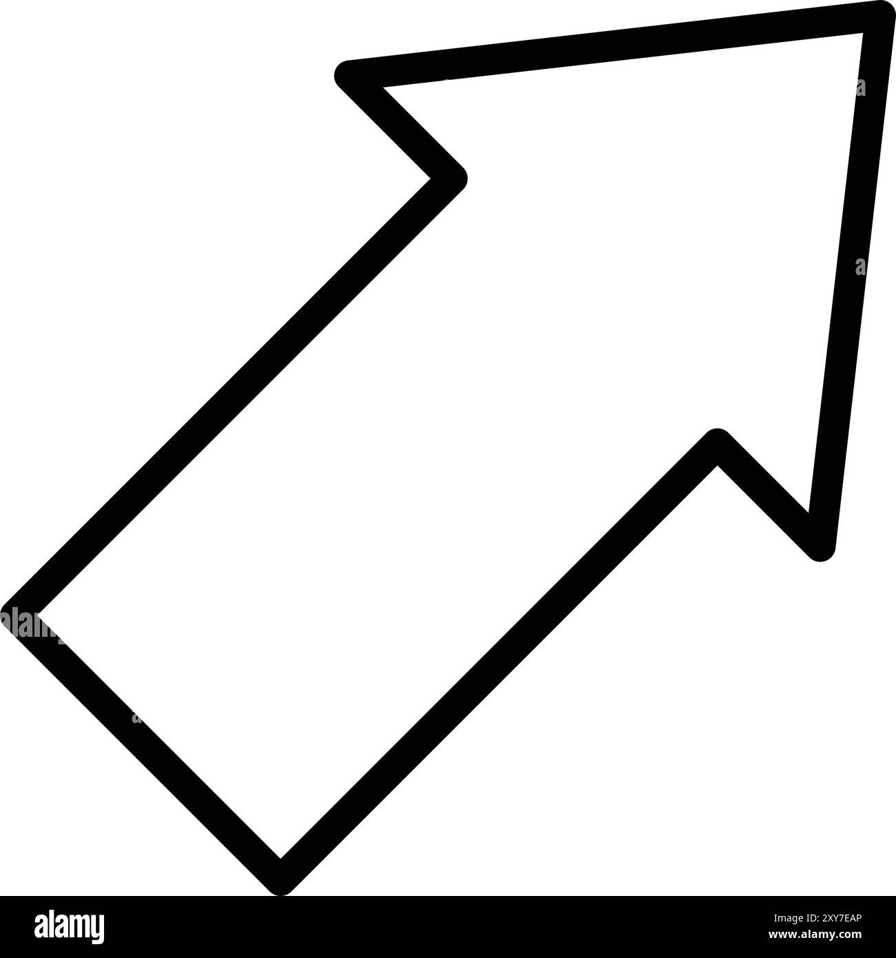 Diagonal arrow Black and White Stock Photos & Images - Alamy
