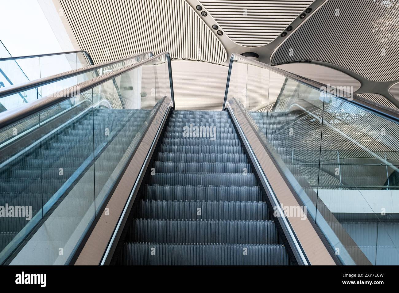 Shopping mall and transportation system city hi-res stock photography ...