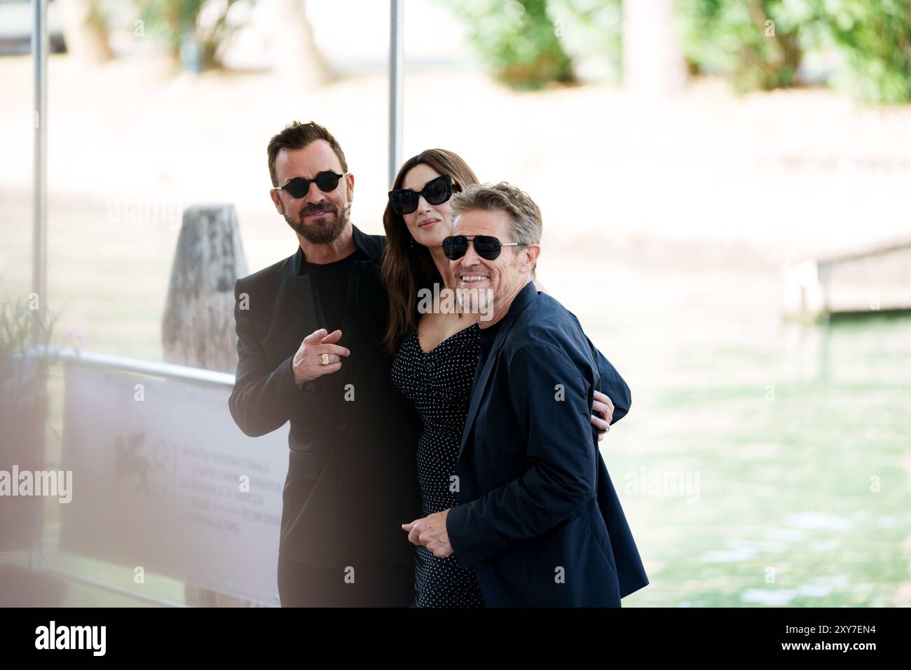 VENICE, ITALY - AUGUST 28 2024 - Tim Burton, Winona Ryder, Jenna Ortega ...
