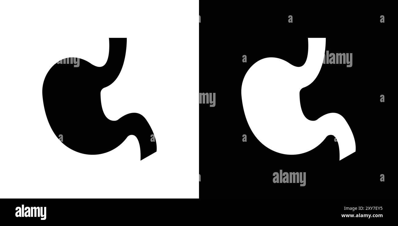 Stomach human organ color icon hi-res stock photography and images - Alamy