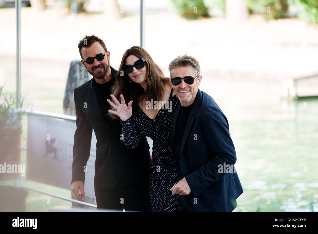VENICE, ITALY - AUGUST 28 2024 - Tim Burton, Winona Ryder, Jenna Ortega ...