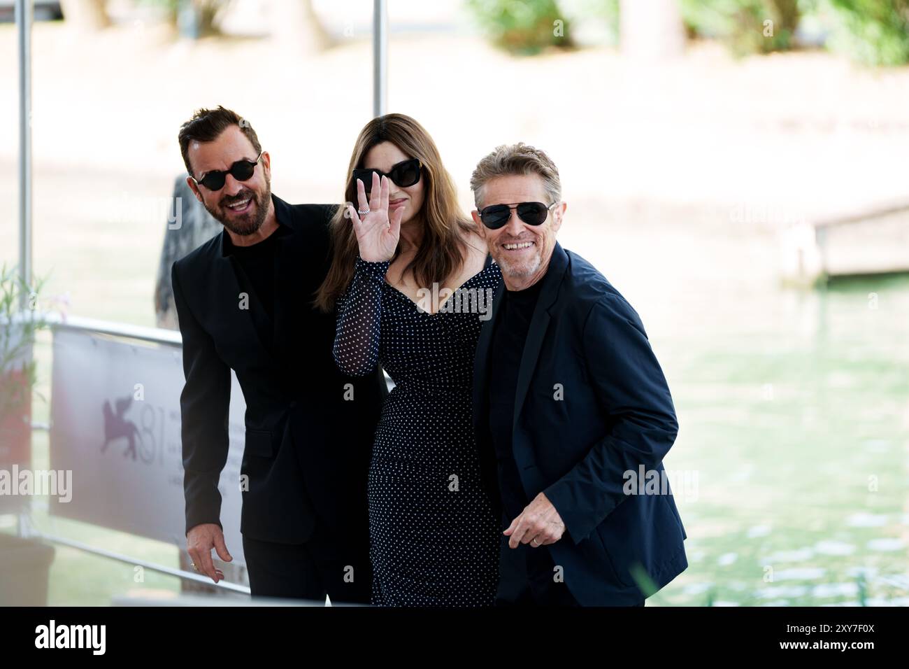 VENICE, ITALY - AUGUST 28 2024 - Tim Burton, Winona Ryder, Jenna Ortega ...