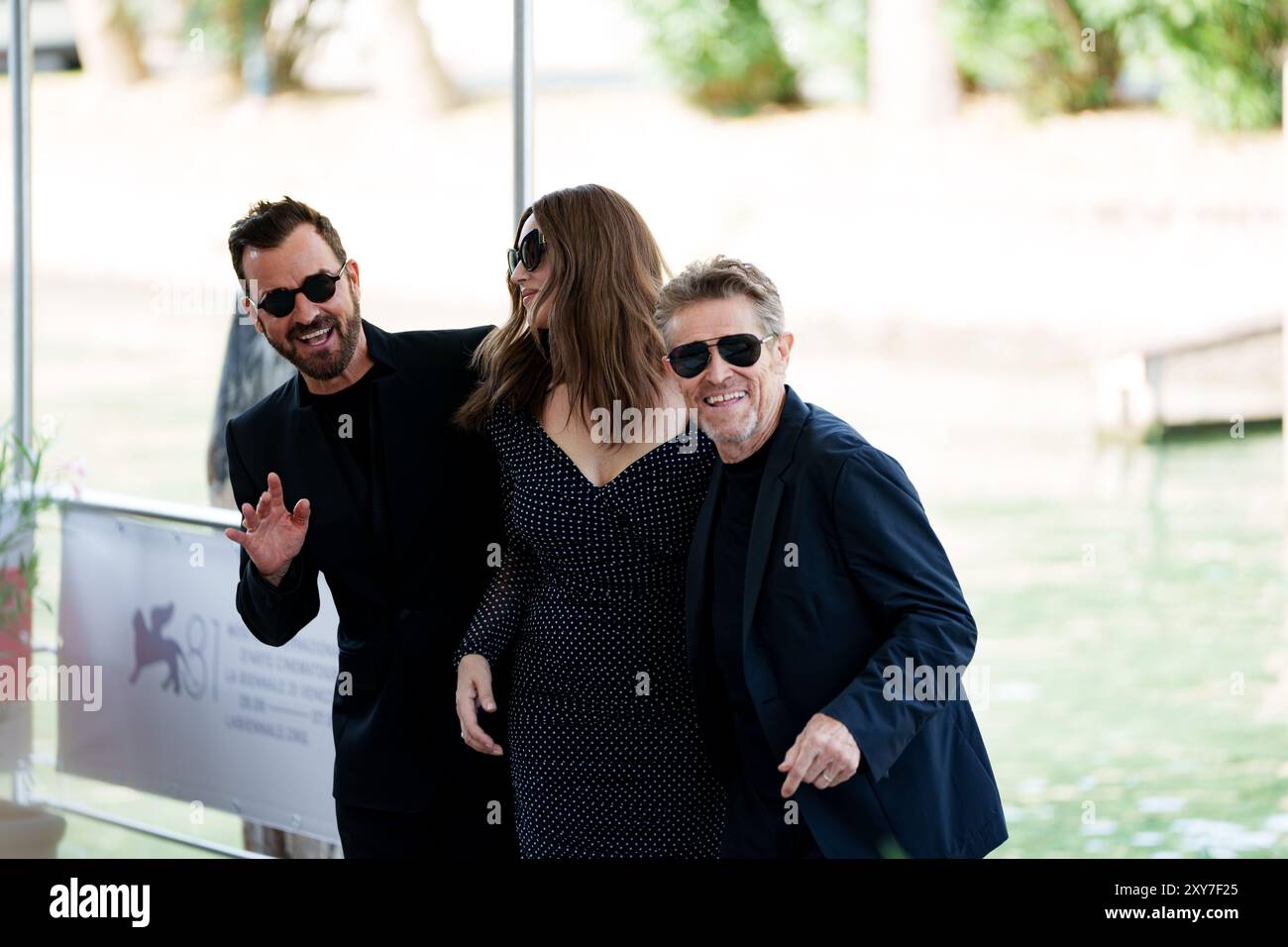 VENICE, ITALY - AUGUST 28 2024 - Tim Burton, Winona Ryder, Jenna Ortega ...