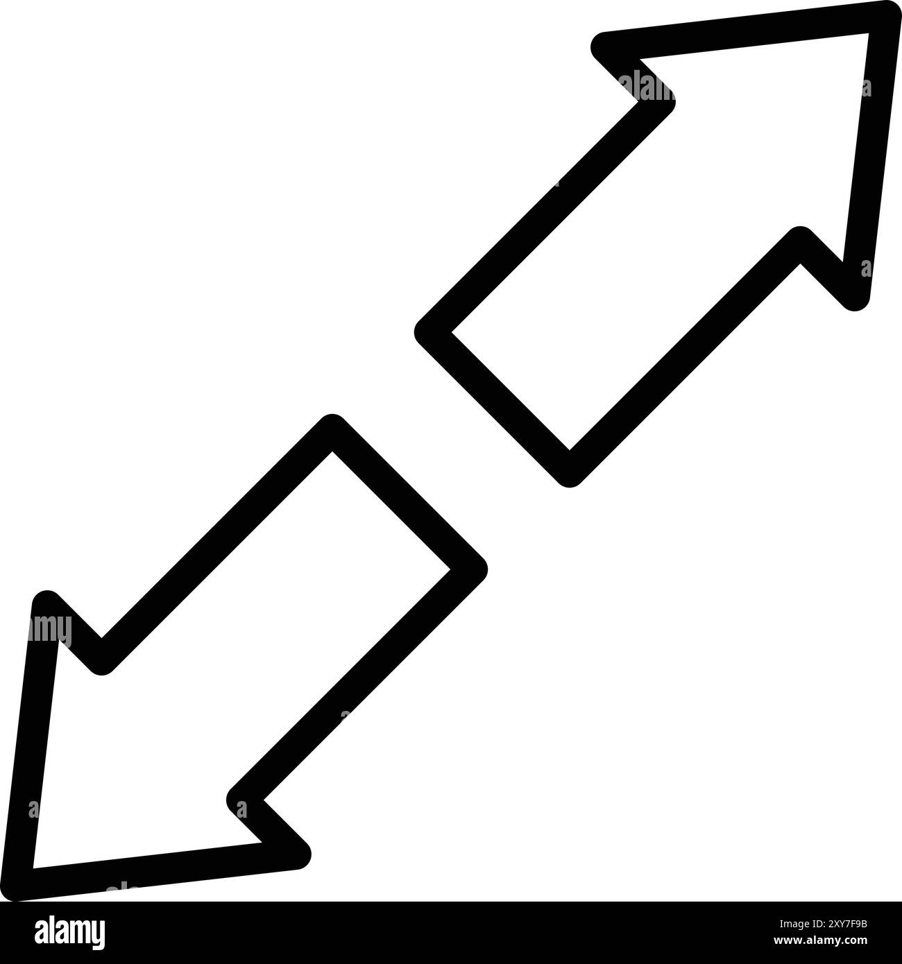 Maximize Vector Icon Design Illustration Stock Vector Image & Art - Alamy