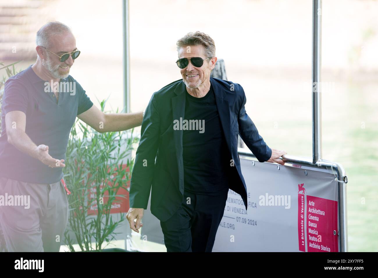 VENICE, ITALY - AUGUST 28 2024 - Tim Burton, Winona Ryder, Jenna Ortega ...